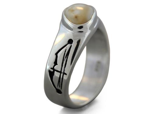 Gents Elk Ivory Ring